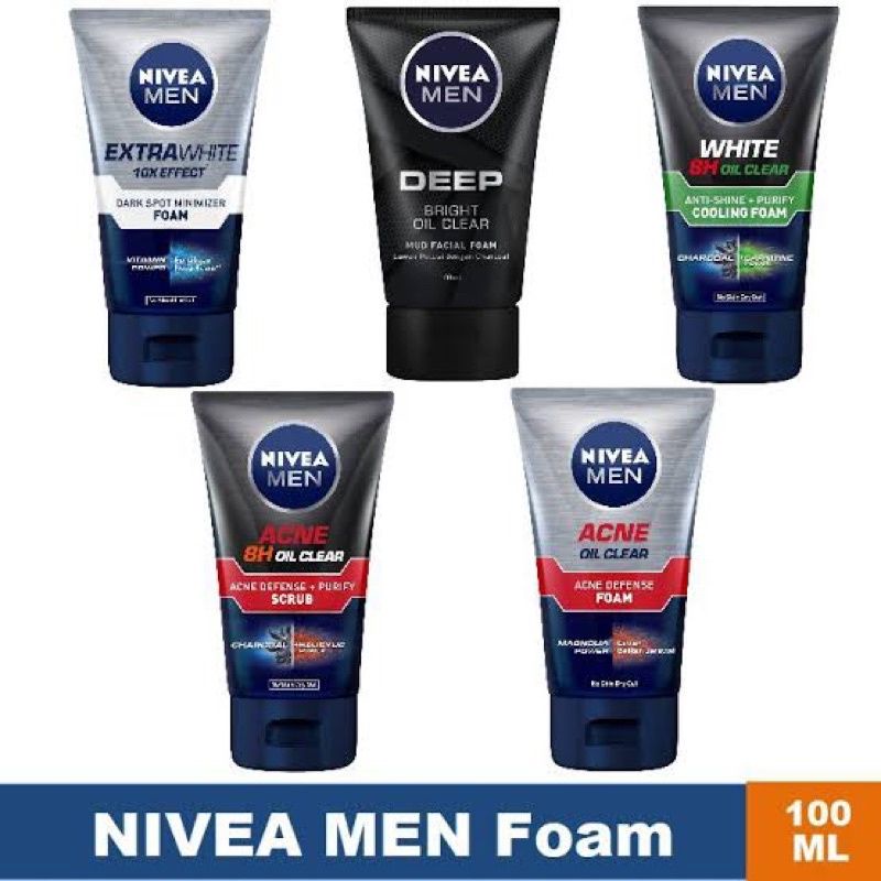 Jual Nivea Men Facial Foam 100ml | Shopee Indonesia