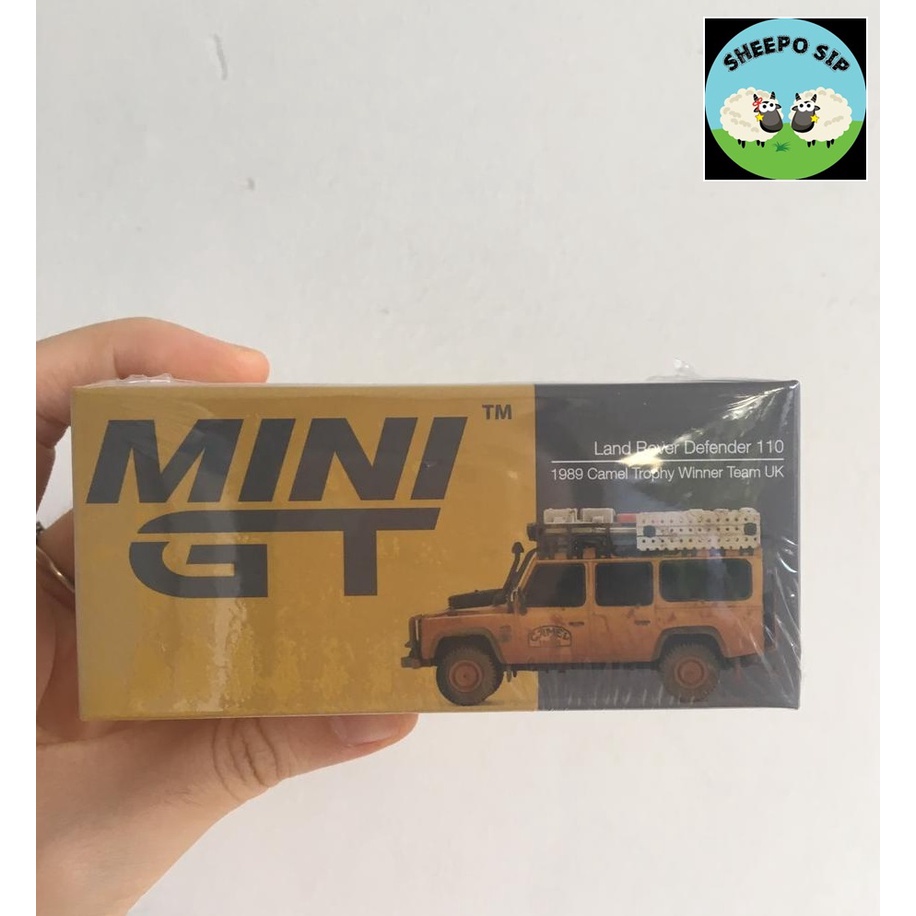 Jual DIECAST MINI GT - MINI GT LAND ROVER DEFENDER 110 1989 CAMEL ...