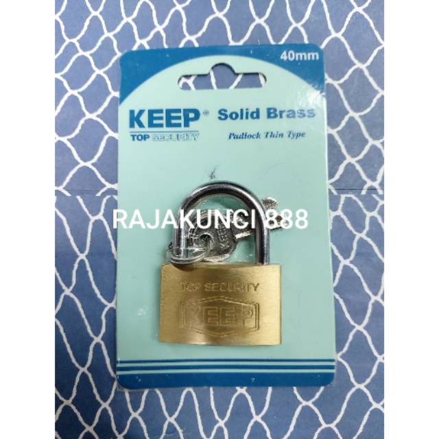Jual Gembok KEEP 40mm kuningan - Gembok keep 40mm - Gembok 40mm ...