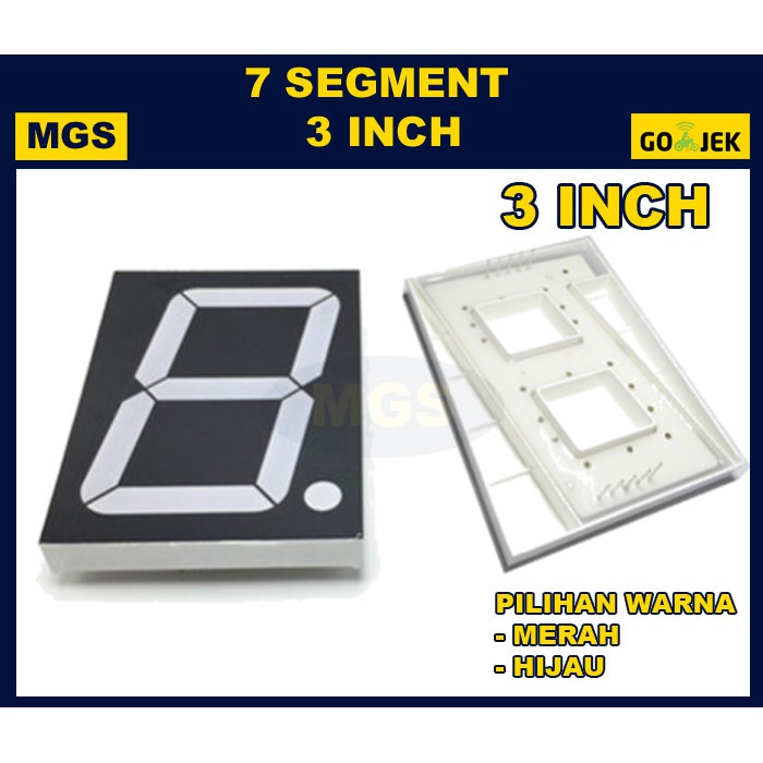 Jual 7 Segment 3 Inch Display Merah | Shopee Indonesia