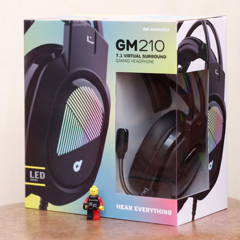 Jual Dbe GM210 GM 210 7.1 virtual surround gaming headphone | Shopee ...