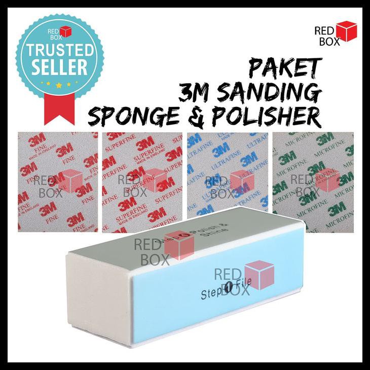 Jual 3M Sanding Sponge Set Small + Polisher - Gundam Model Kit Tool ...
