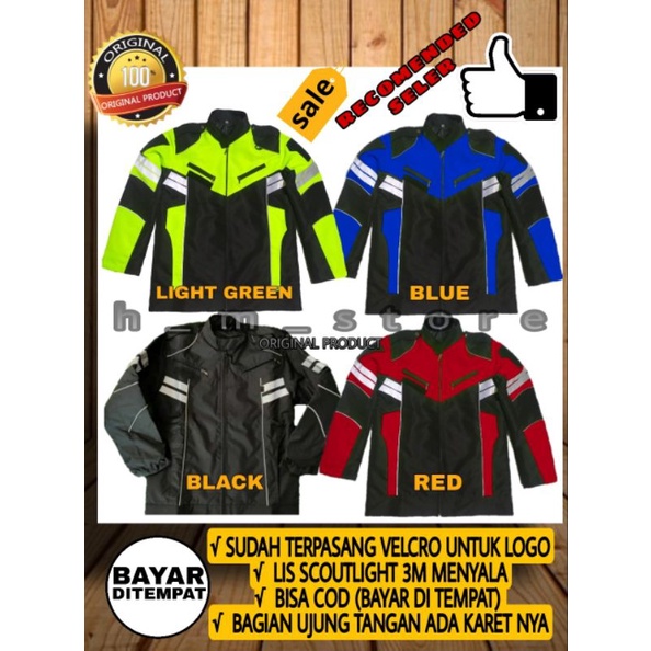 Jual Jaket Turing patwal bikers relawan polisi motor pria bahan taslan ...