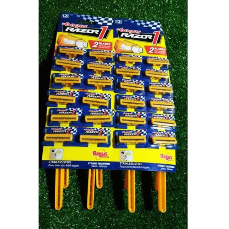 Jual Cukuran Bagus Biru/Bagus razor biru/Bagus Biru Original isi 24 pcs ...