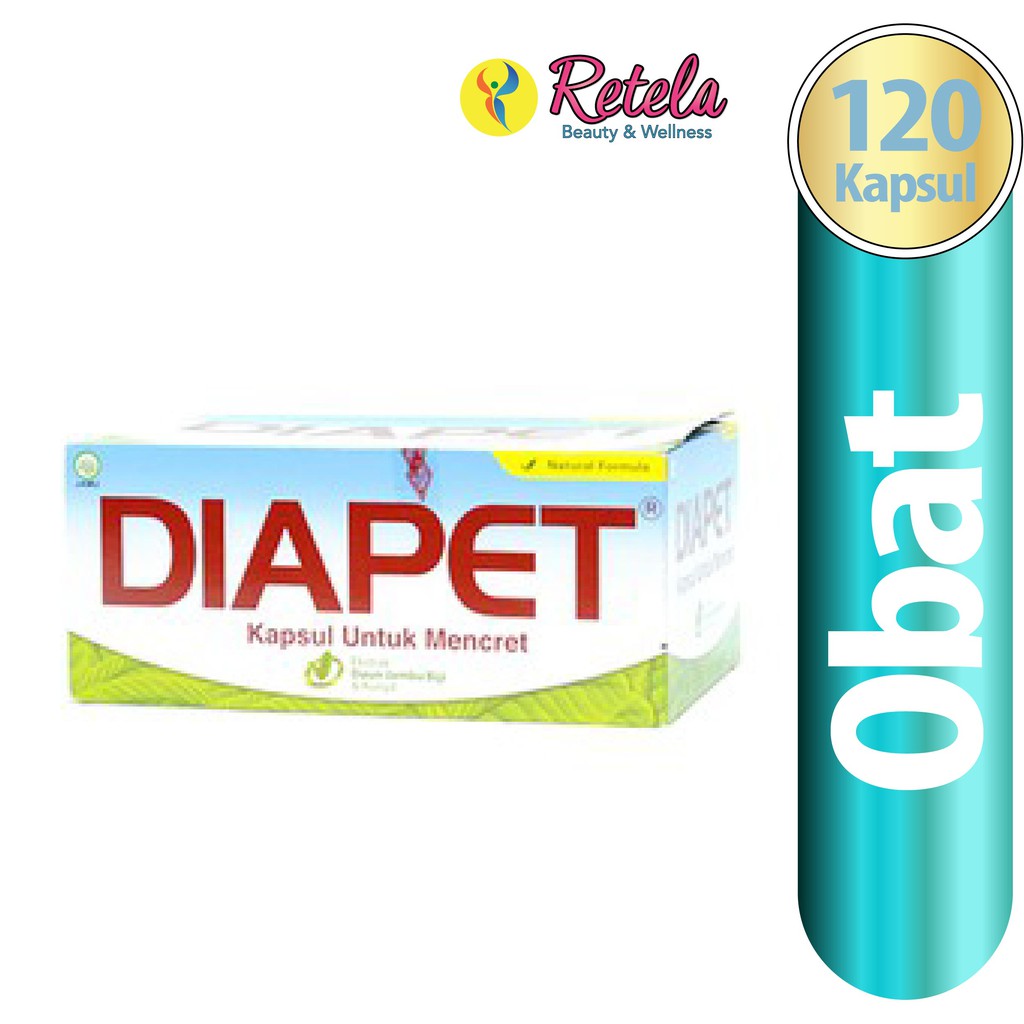 Jual Diapet 1 Blister @ 10 Kapsul Obat Diare | Shopee Indonesia