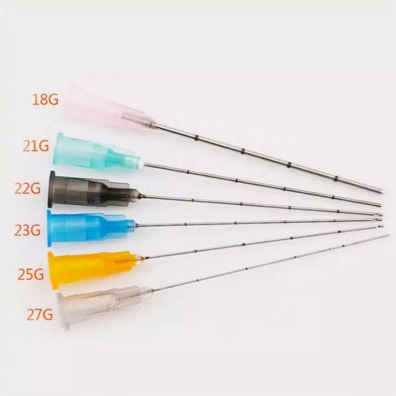 Jual kanula kanul filler jarum filler kanul tumpul filler | Shopee ...