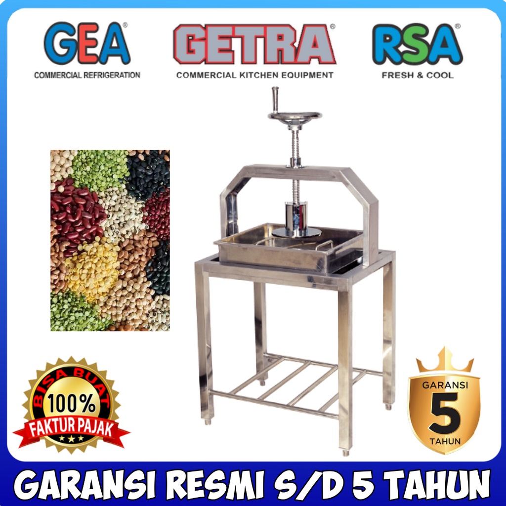 Jual MESIN PRESS TAHU MANUAL GETRA ET-DF01 / ETDF01 / ET DF01 GARANSI ...