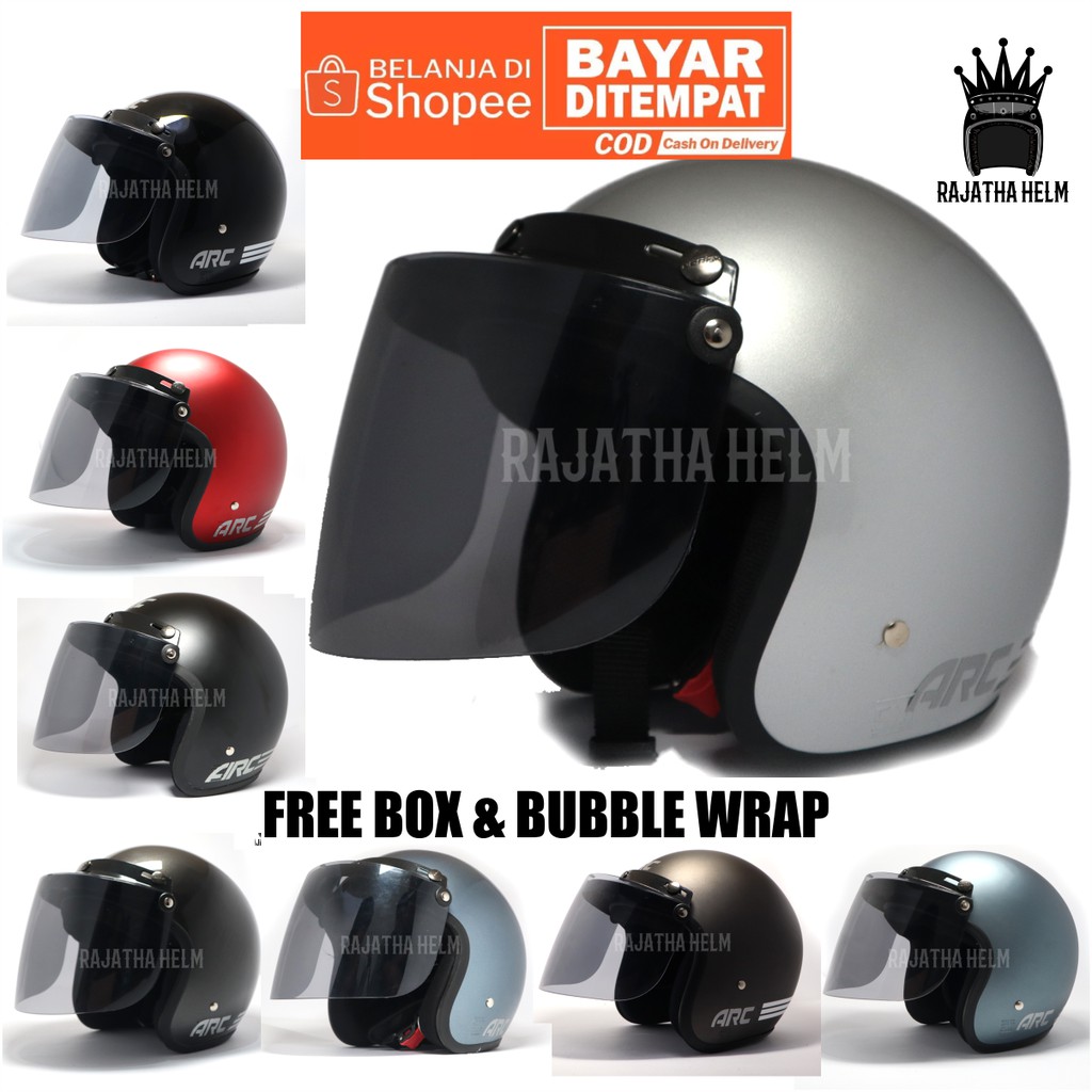 Jual SALE AWAL TAHUN HELM ARC RETRO KONDISI BARU UKURAN M | Shopee ...