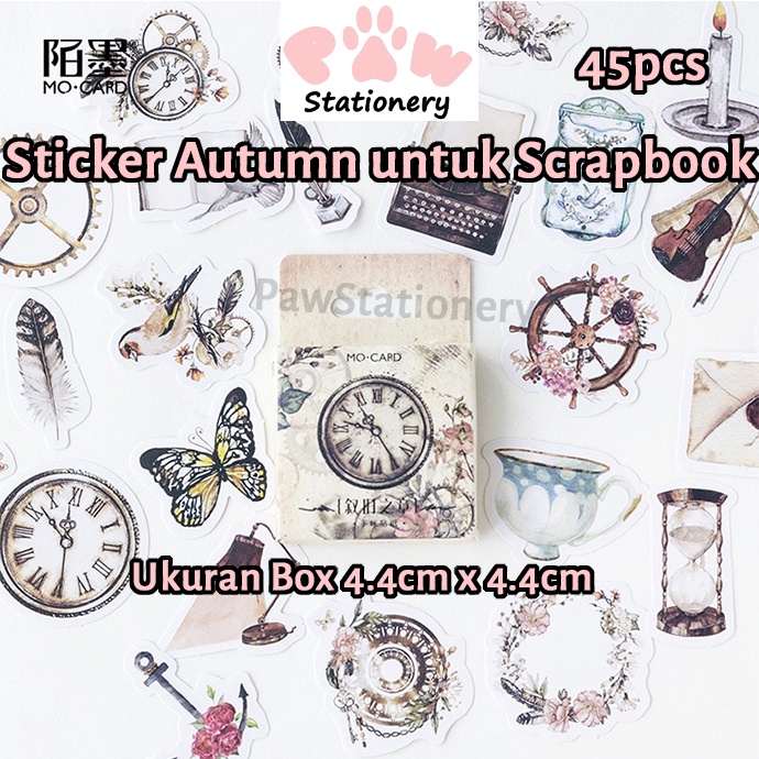 Jual 45pcs Stiker Peralatan Autumn Series Stiker Barang Lucu Stiker ...