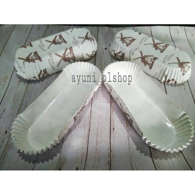 Jual paper cup roti bentuk oval kincir angin | Shopee Indonesia