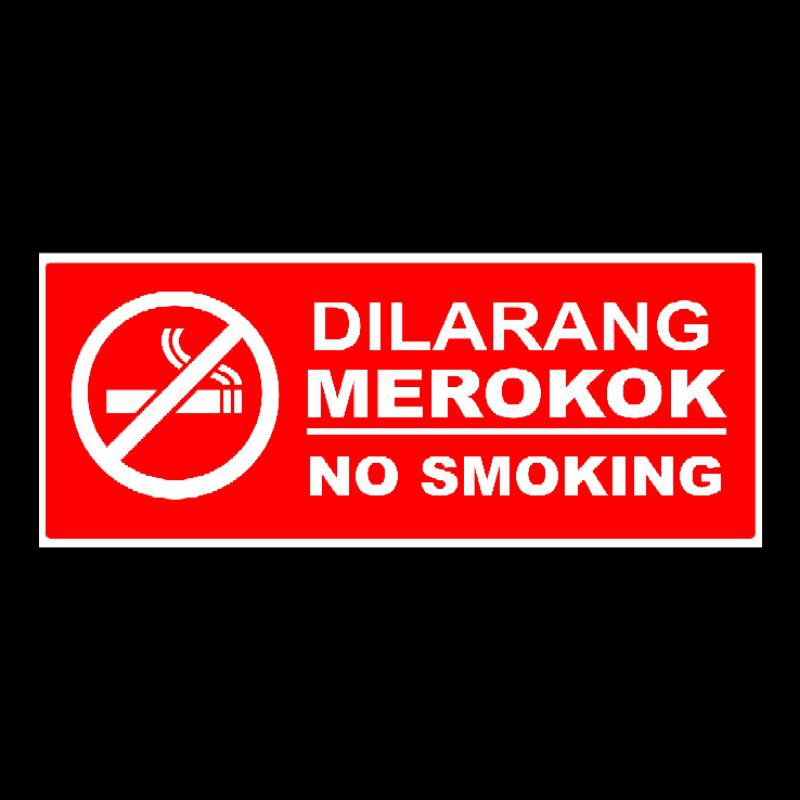 Jual sticker dilarang merokok | Shopee Indonesia