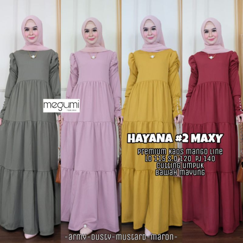 Jual Hayana #2 Maxi by Megumi | Shopee Indonesia