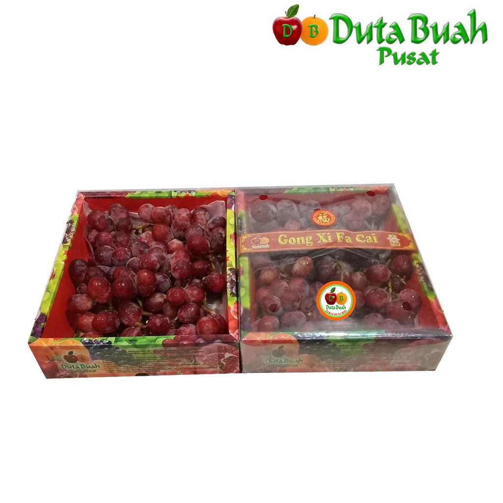 Jual DUTA BUAH GIFT BOX ANGGUR RED GLOBE PERU | Shopee Indonesia