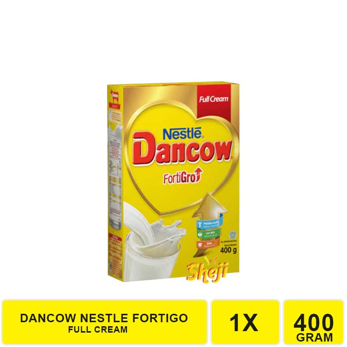 Jual SUSU FORMULA DANCOW FORTIGO FULL CREAM 400GRAM | Shopee Indonesia