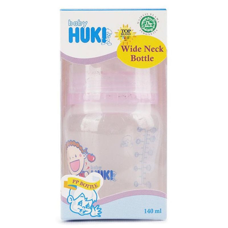 Jual Botol Susu Bayi Huki Baby 140ml / Huki Baby Wide Neck Bottle PP ...