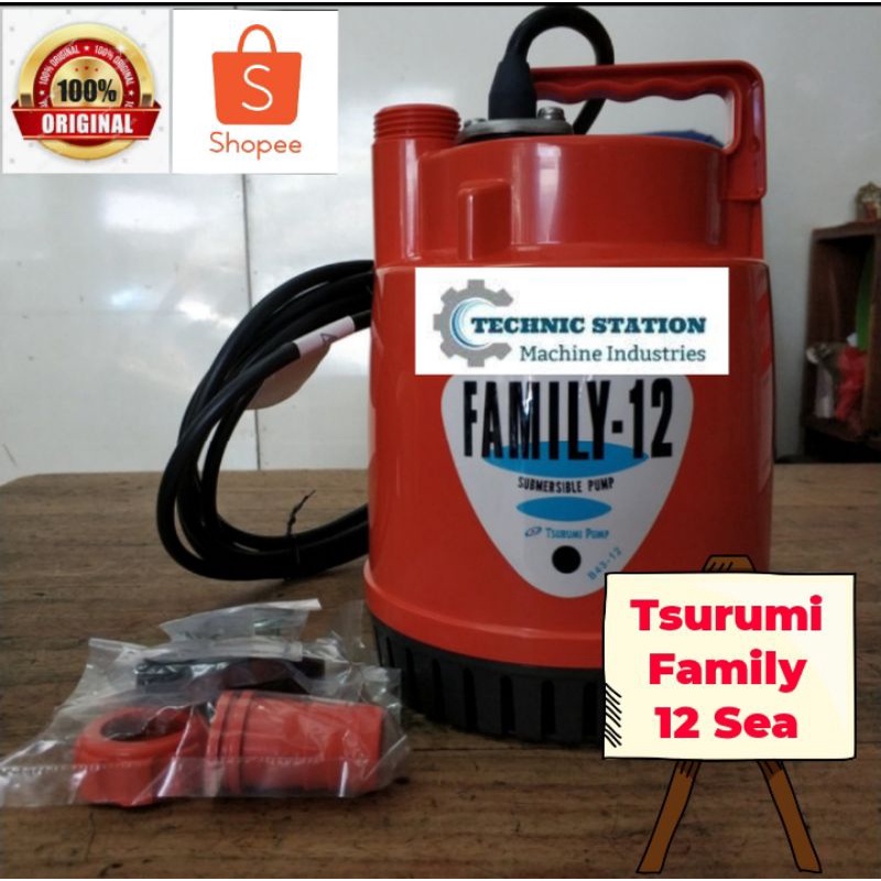Jual Tsurumi Family-12 Sea Pompa Air Tawar/ Laut Submersible Water Pump ...