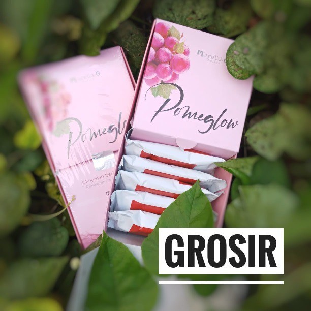 Jual KEMASAN BARU / Pomeglow Collagen Anti Gemuk isi 10 Sachet ...