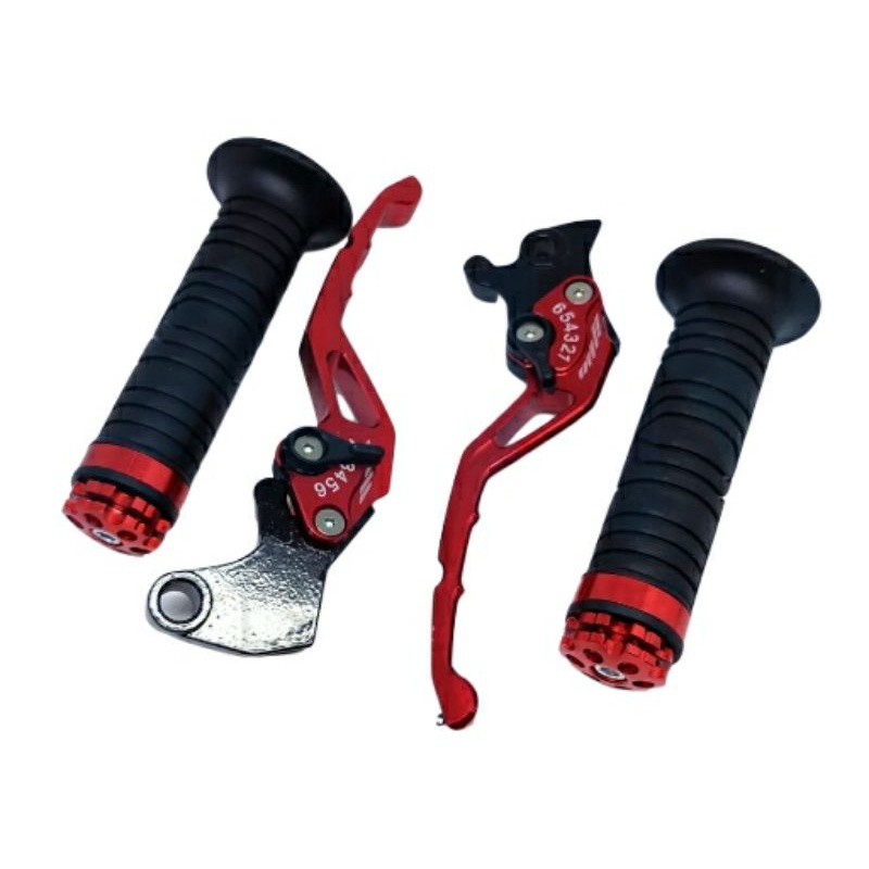 Jual Paket Handle hendel handel tuas rem + hanfat grip jalu motor tiger ...