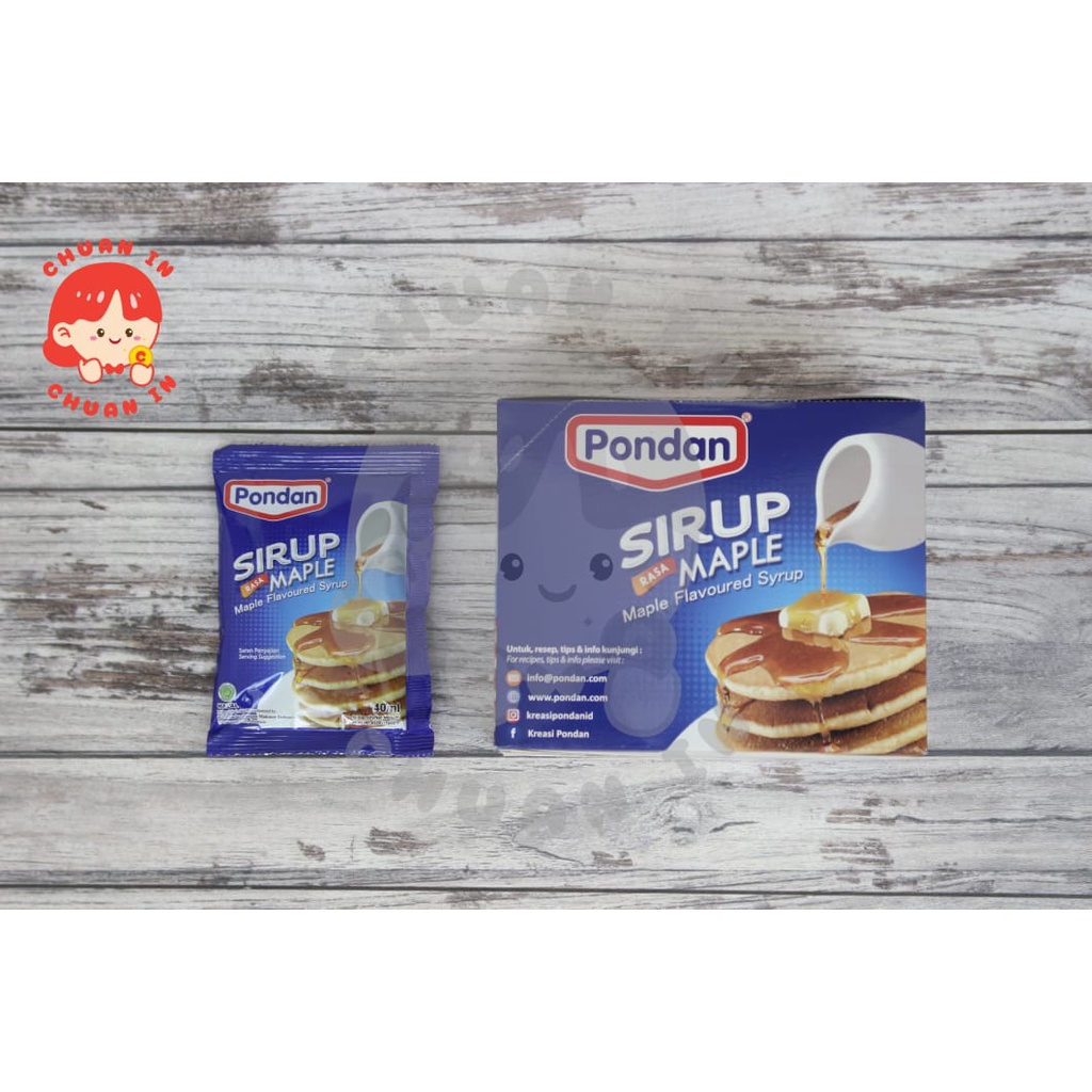 Jual Pondan Sirup Maple 40ml / Maple Syrup 40 ml | Shopee Indonesia