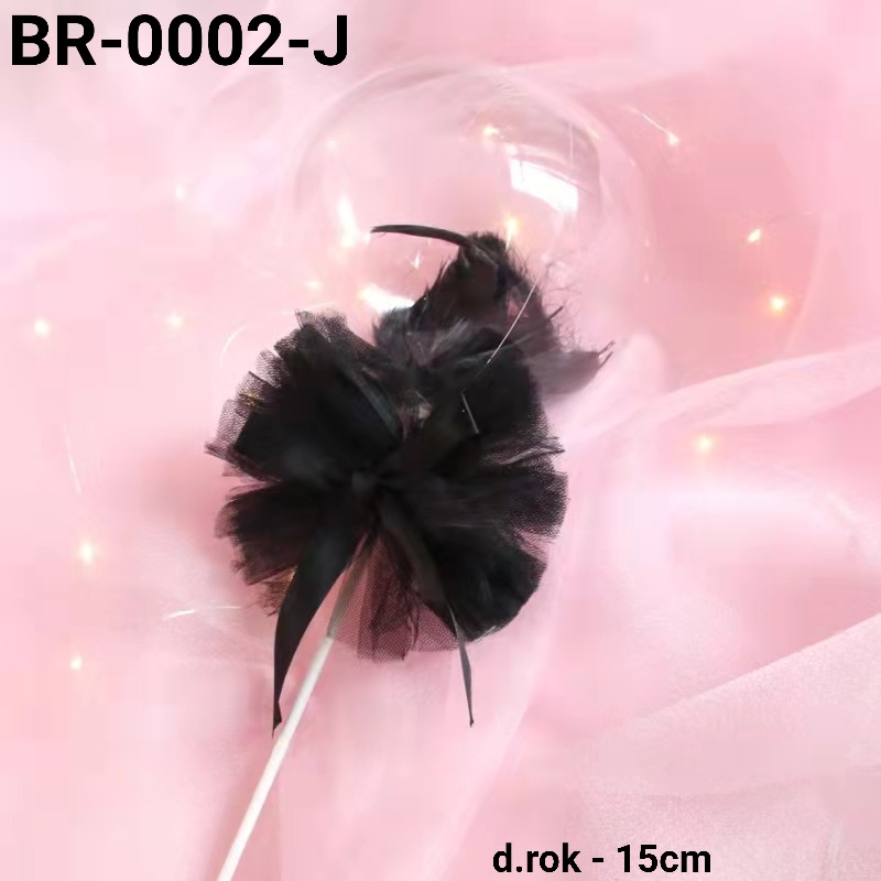 Jual GR-BR-0002 Cake topper kue cake balon tile pita ungu biru pink ...