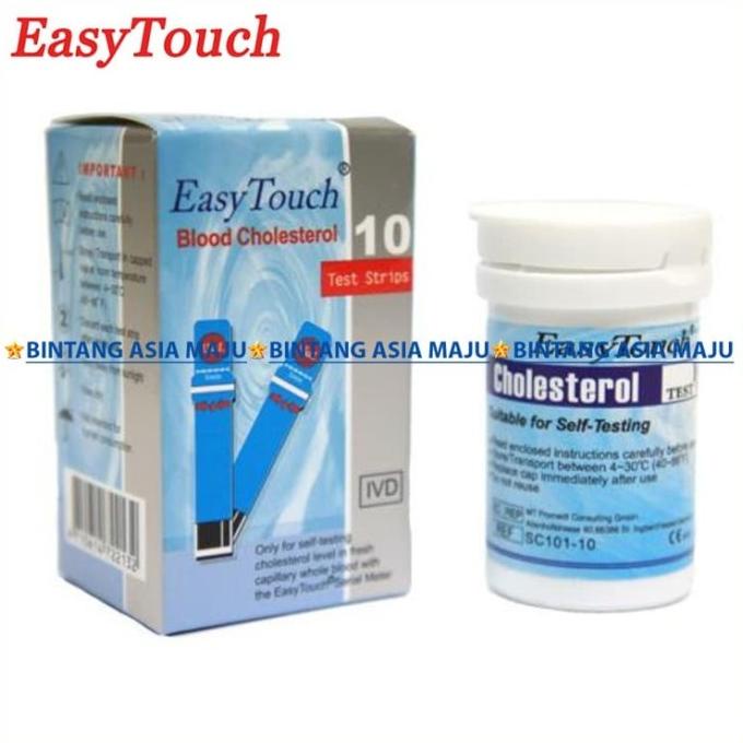 Jual Stik Strip Cek Kolestrol Easy Touch Easytouch Kolesterol ...