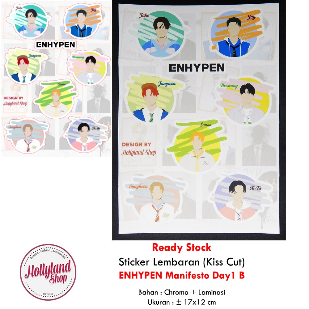 Jual Sticker Lembaran ENHYPEN EN- 1 Unofficial | Shopee Indonesia