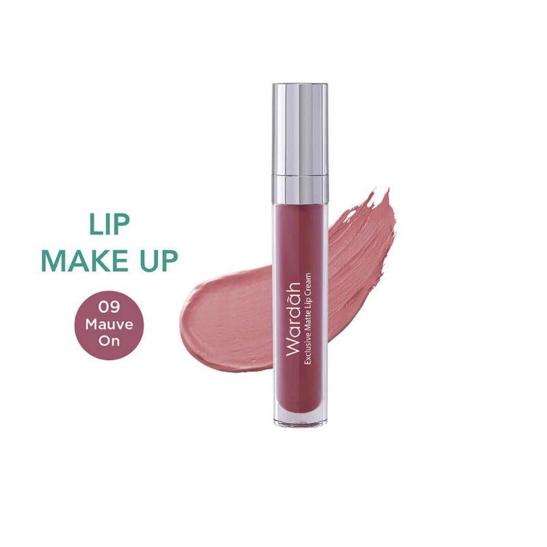 Jual Wardah Exclusive Matte Lip Cream - 09 Mouve On | Shopee Indonesia