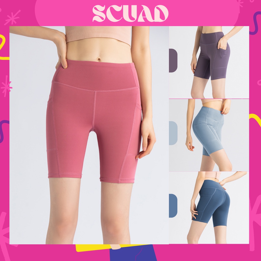 Jual CELANA GYM/FITNESS WANITA PENDEK IMPORT SW05 | Shopee Indonesia
