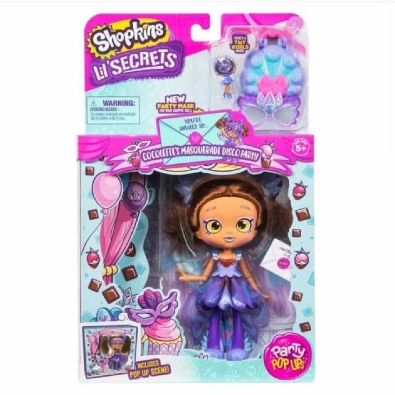 Jual Shopkins Lil' Secrets Party Pop Ups Shoppies Cocolette's ...