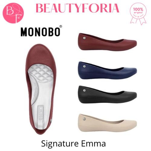 Jual Monobo SIGNATURE EMMA Sepatu Perempuan Lady Flat Shoes | Shopee ...