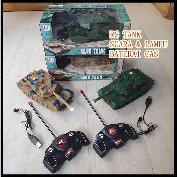 Jual MAINAN RC MOBIL MILITARY WAR TANK BESAR 1:32 BATTLE TANK REMOTE ...