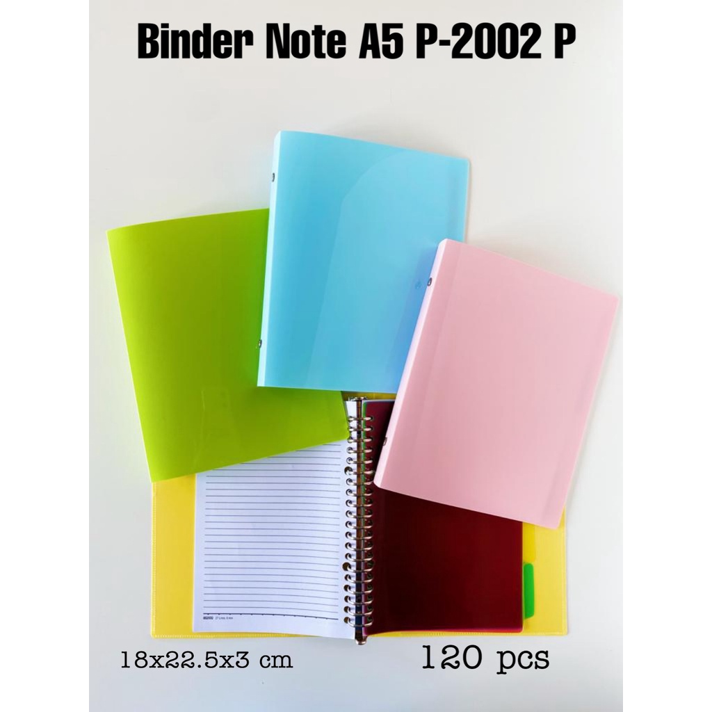 Jual GASTA MAP BINDER / BINDER NOTE POLOS WARNA PASTEL DENGA SLAVE A5 ...