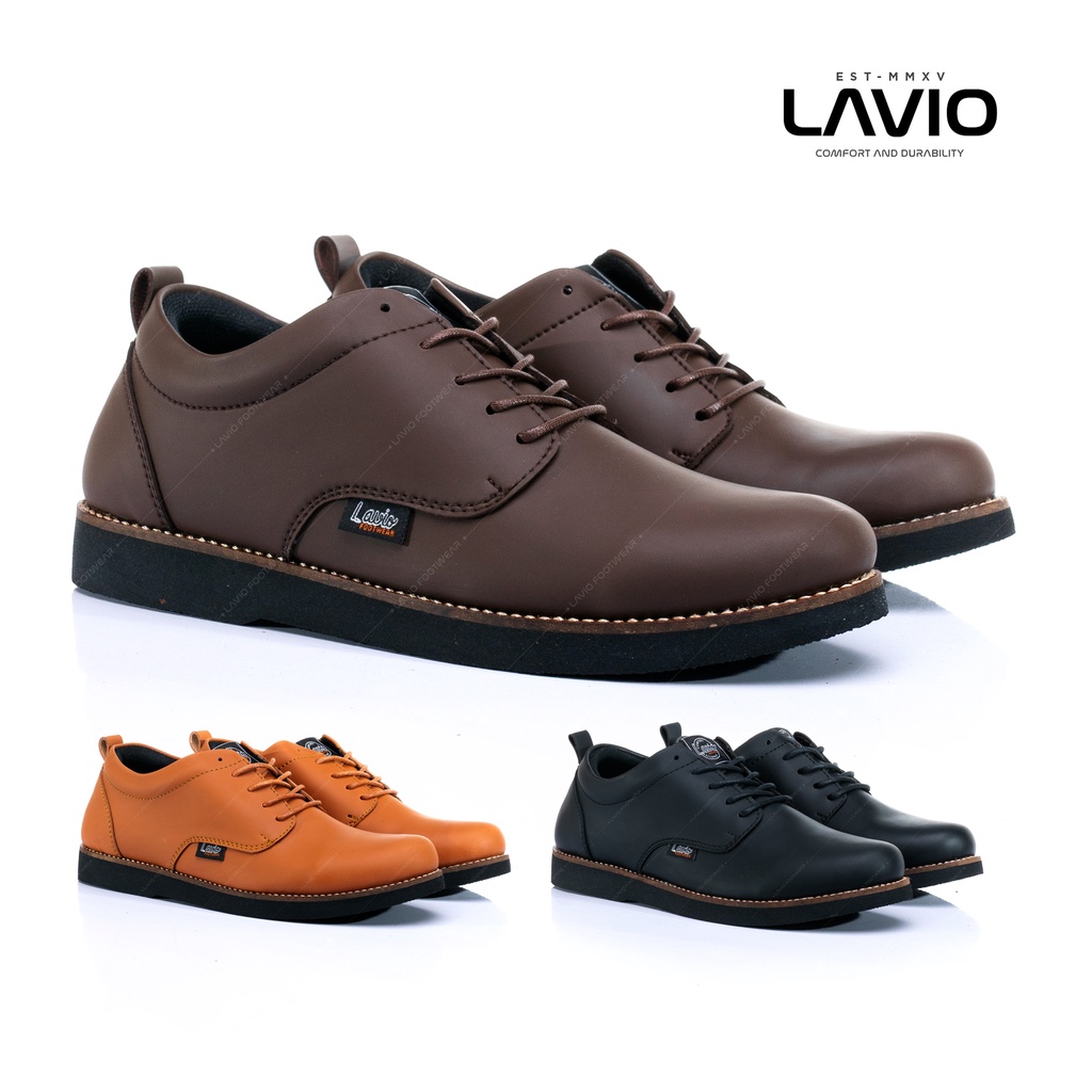 Jual Lavio Sepatu Formal Pria Kondangan sekolah kantor guru Alano ...