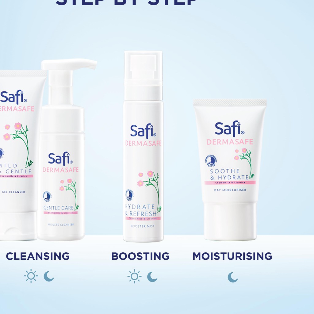 Jual ⅎ Safi Dermasafe Day Moisturiser 50 gr ♣ | Shopee Indonesia