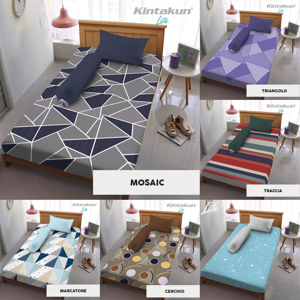 Jual Kintakun- Sprei 100/120 Small Single Motif Mozaic Mosaic Marcatore ...