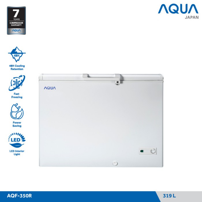 Jual Aqua Japan Chest Freezer AQF-350R 319 Liter | Shopee Indonesia