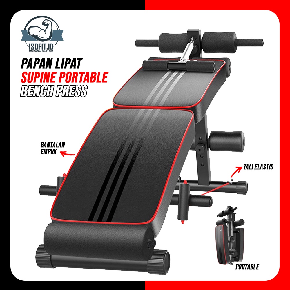 Jual Isofit.id Gym Bench Press Portable / Kursi Alat Fitness bisa ...