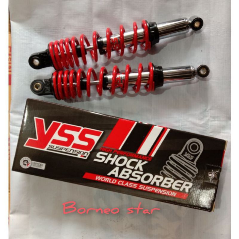 Jual shock yss top up 340 motor Supra ready warna merah putih | Shopee ...