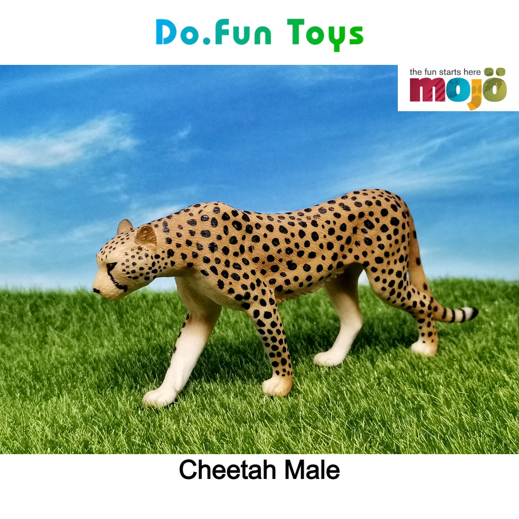 Jual MOJO Animal Figurine | CHEETAH / Mainan Miniatur Binatang Citah ...