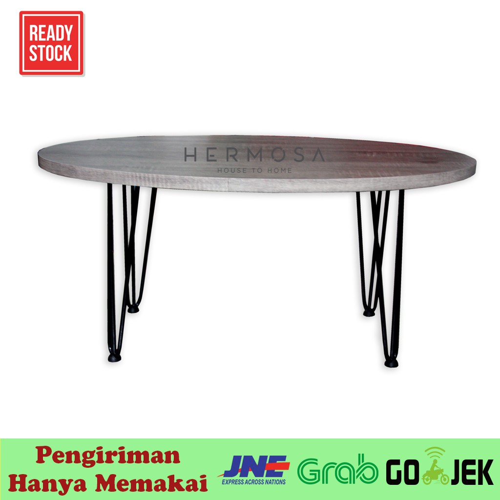 Jual Meja Tamu Minimalist Modern Industrial / Coffee Table Murah / Meja ...