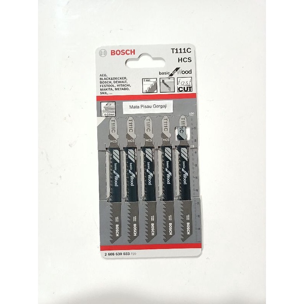Jual Mata jigsaw gergaji kayu Bosch T111C HCS / Mata pisau gergaji kayu ... Jual Mata jigsaw gergaji kayu Bosch T111C HCS / Mata pisau gergaji kayu ...