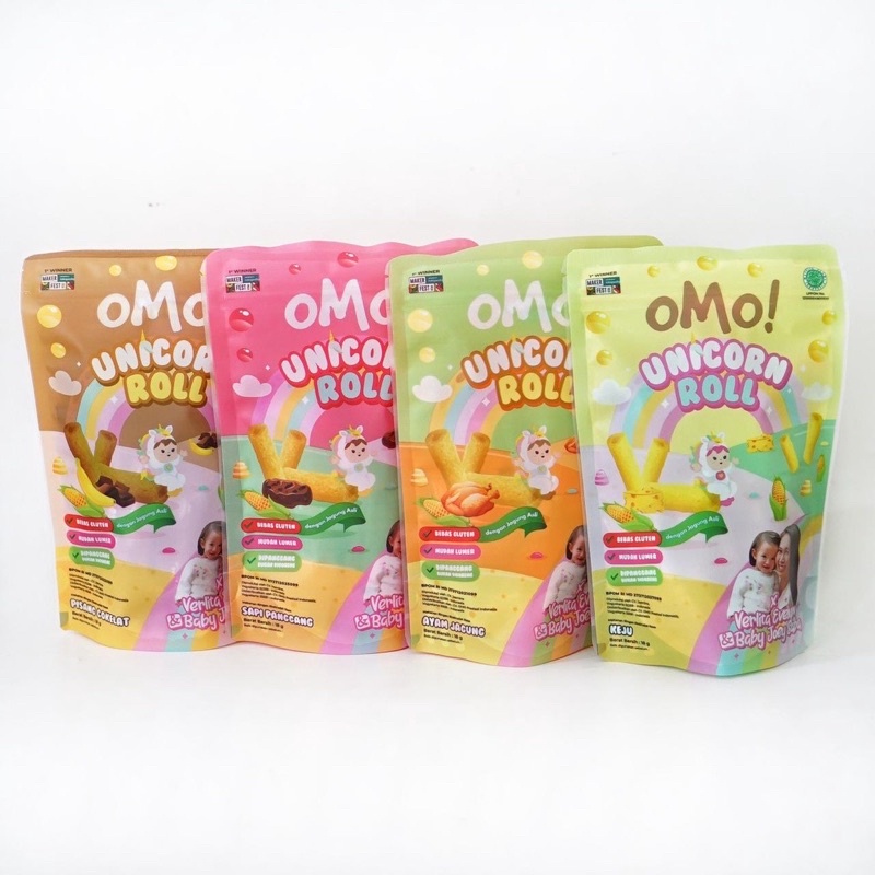 Jual Omo snack Unicorn Roll / snack baby beberoll | Shopee Indonesia