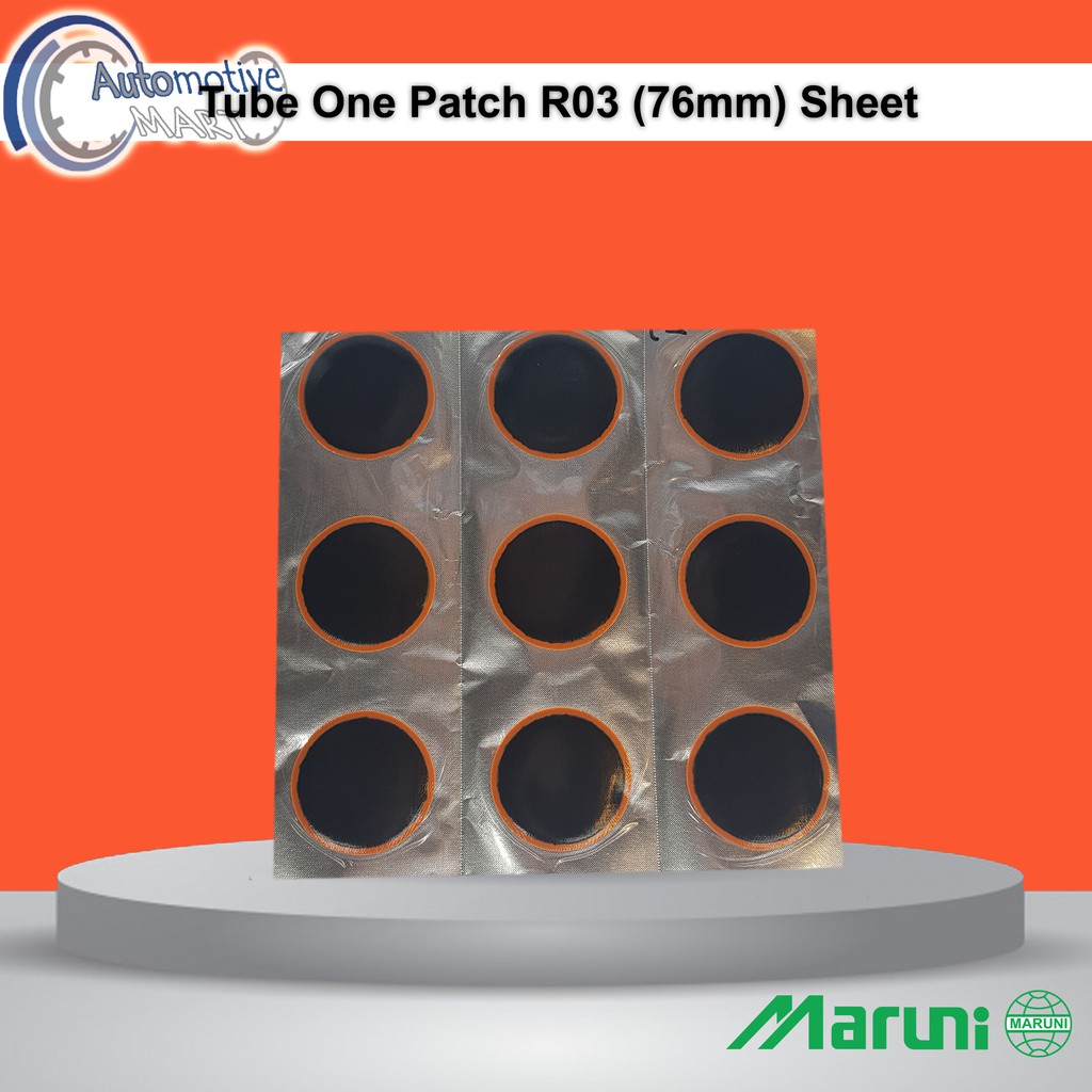 Jual Maruni Tube Patch R-03 Lembar Bulat Isi 9pcs 76mm Karet Koyok ...