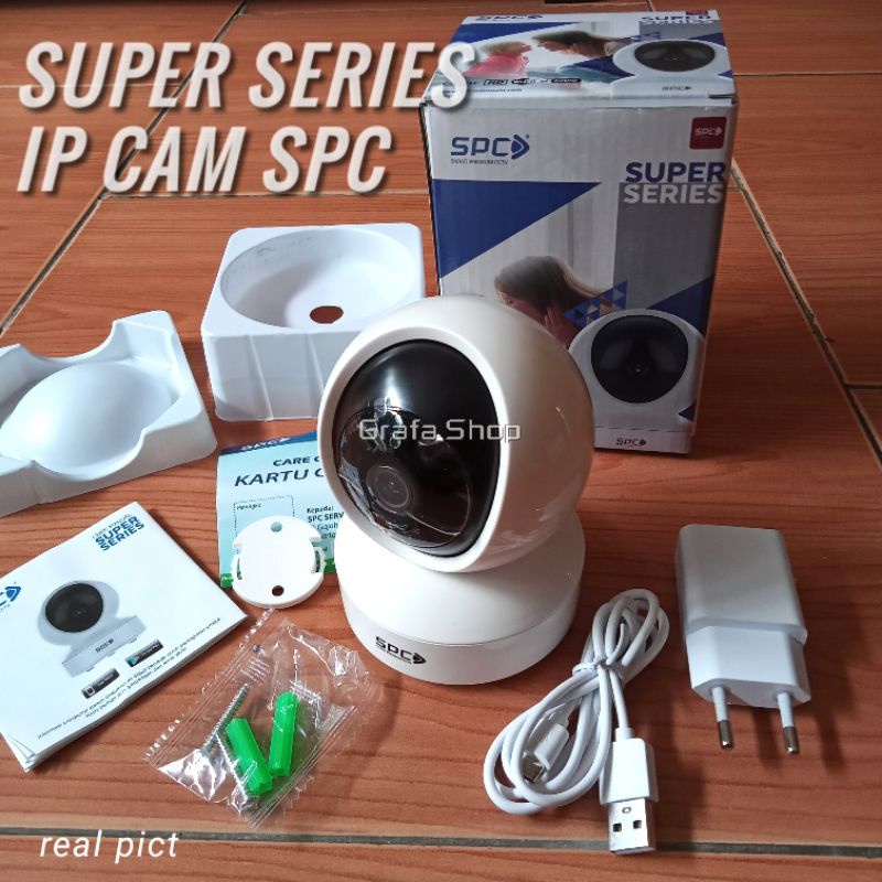 Jual CCTV IP Cam WiFi SPC IP kamera HD720P Rotate 360 Baby Monitoring ...