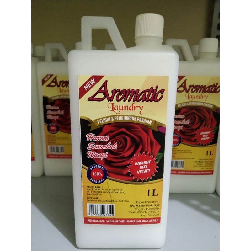 Jual pelicin dan pewangi pakaian botol aromatic 1L | Shopee Indonesia