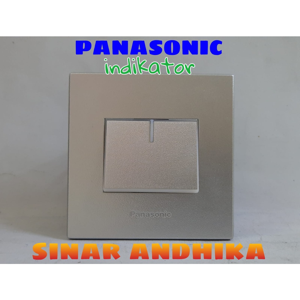 Jual SAKLAR ENGKEL LEBAR INDIKATOR SILVER STYLE E PANASONIC WESJ ...