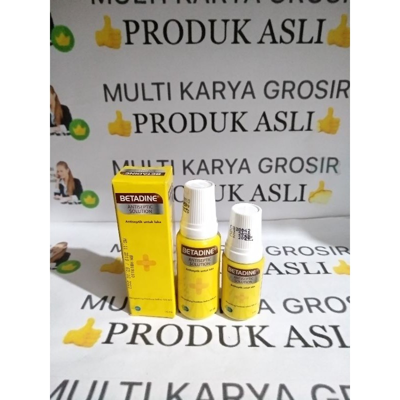 Jual Betadine obat merah untuk luka ukuran 15ml/5ml | Shopee Indonesia