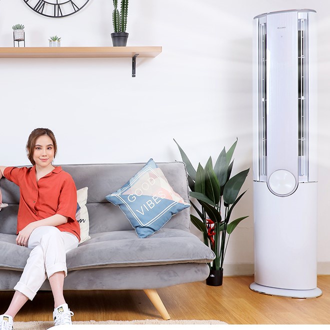 Jual Gree Freair Series Standing AC GVC24 Floor Stand 3pk Inverter ...