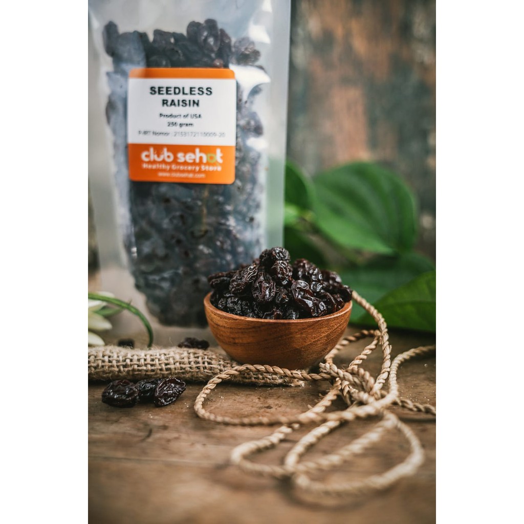 Jual CLUB SEHAT - SEEDLESS RAISIN PREMIUM / Kismis Hitam / Anggur ...