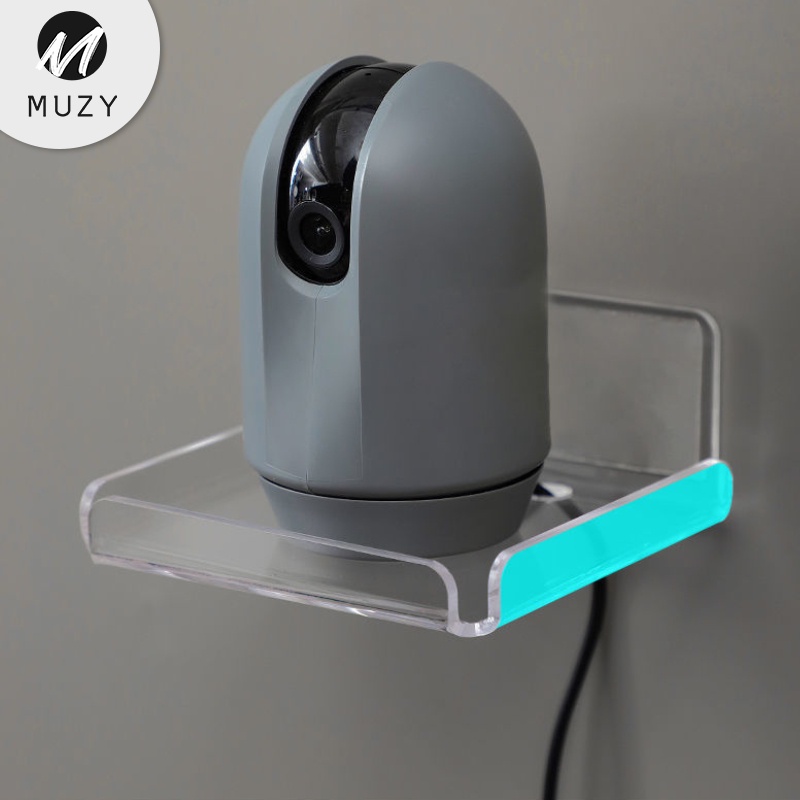 Jual Muzy Rak Dinding Transparan Tatakan CCTV Rak Minimalis Tempel ...
